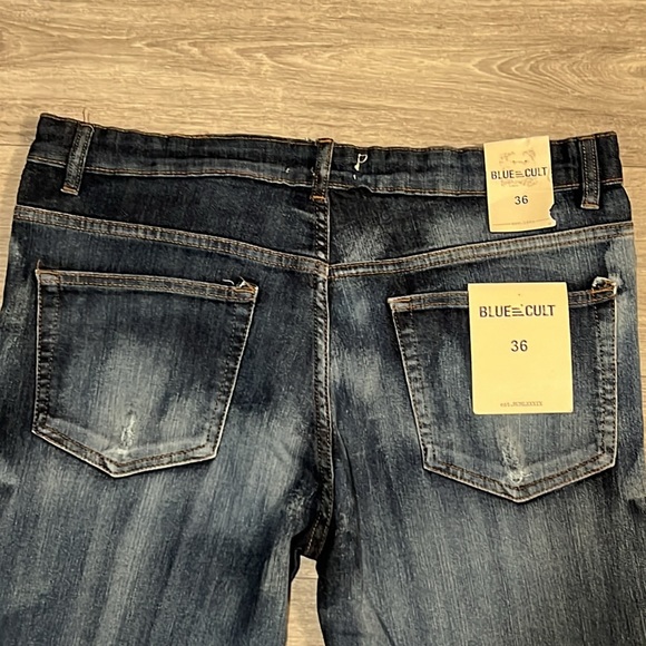Blue Cult | Jeans | Blue Cult Slim Straight Distressed Jeans | Poshmark